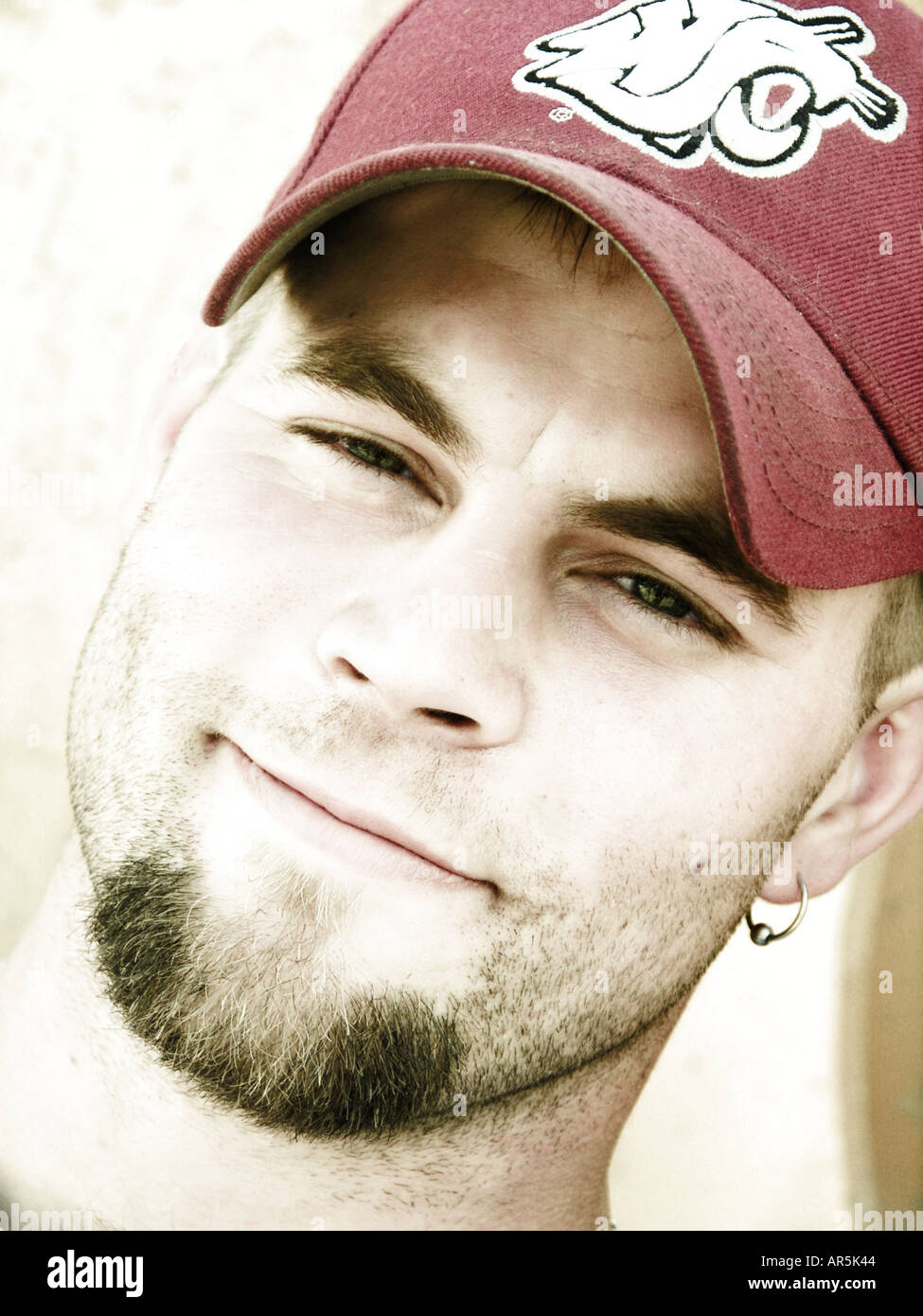 Smiling young model baseball cap hi-res stock photography and images ...