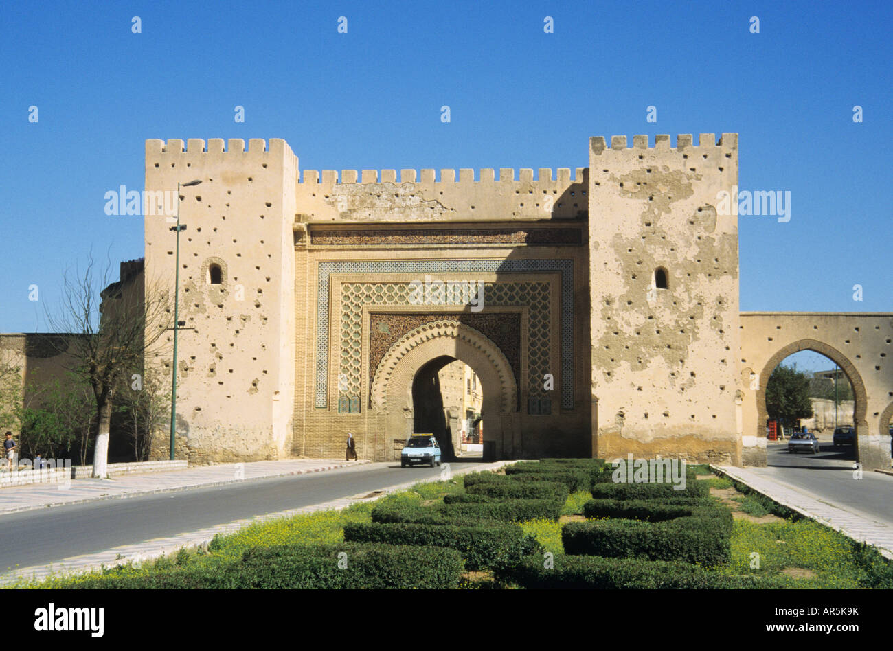 City gate meknes Stock Photo - Alamy