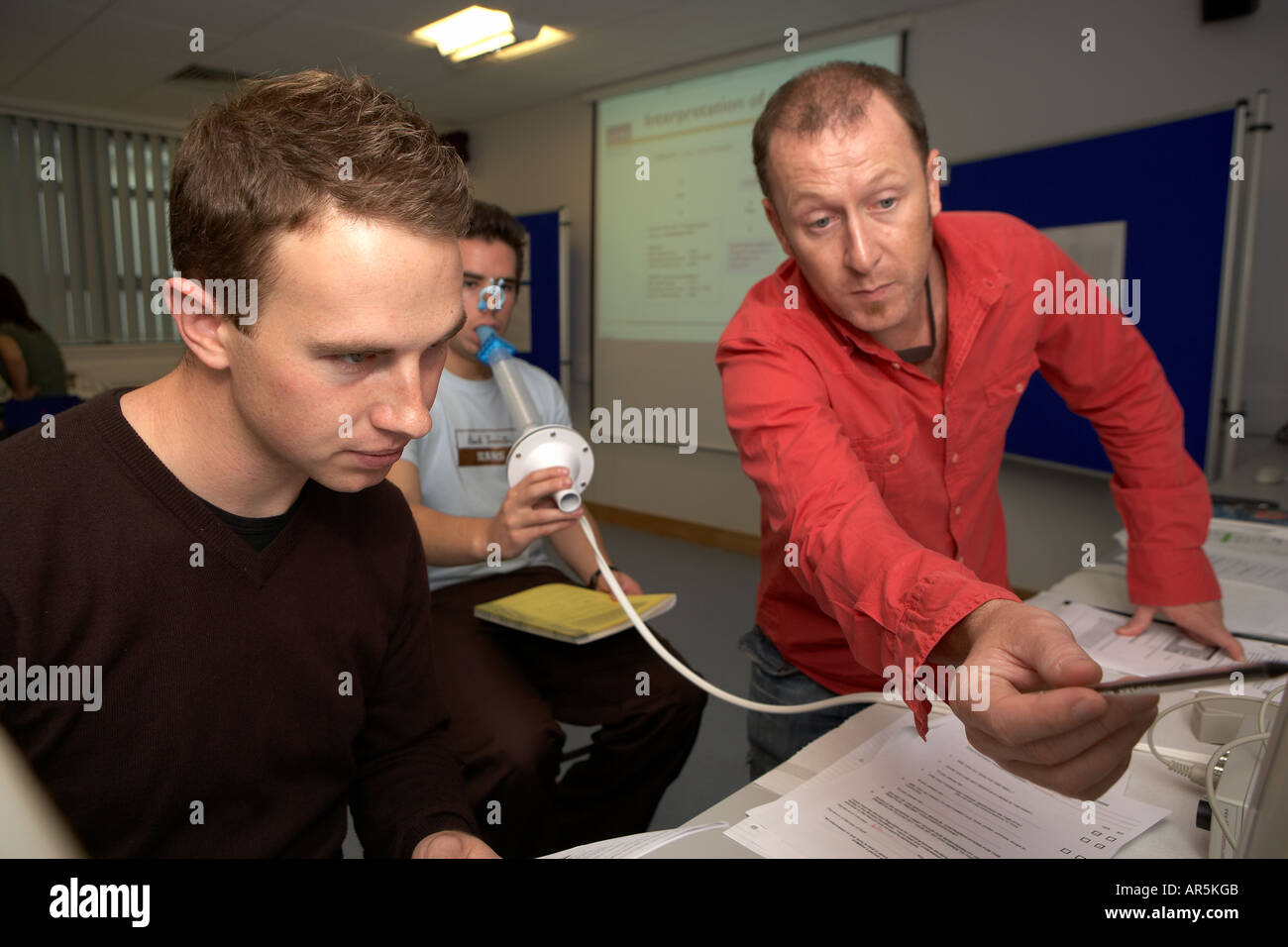 Medical students training at University Stock Photo - Alamy