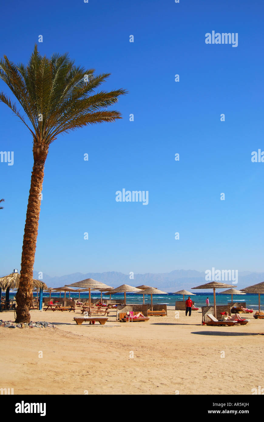 Beach view, Hotel Sofitel Taba Heights, Taba Heights, Sinai Peninsula ...