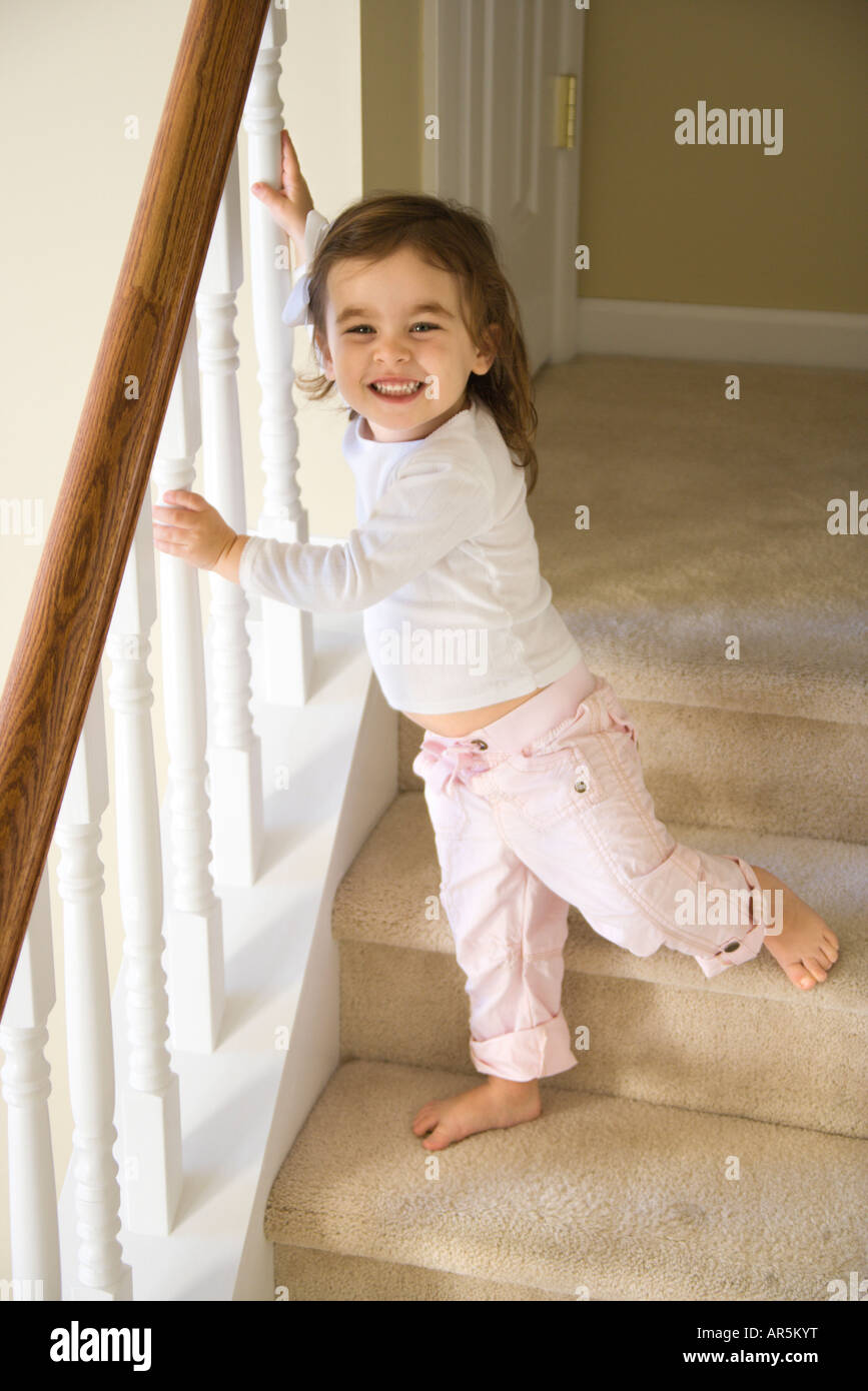 Holding onto railing hi-res stock photography and images - Alamy