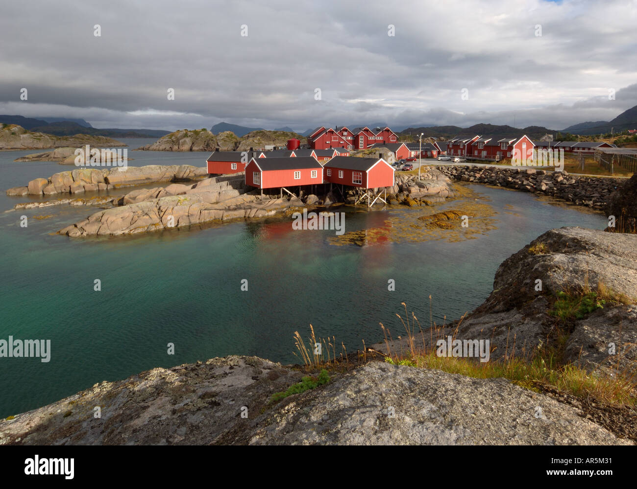 Mortsund, Vestvagoya, Lofoten Islands, Norway Stock Photo - Alamy
