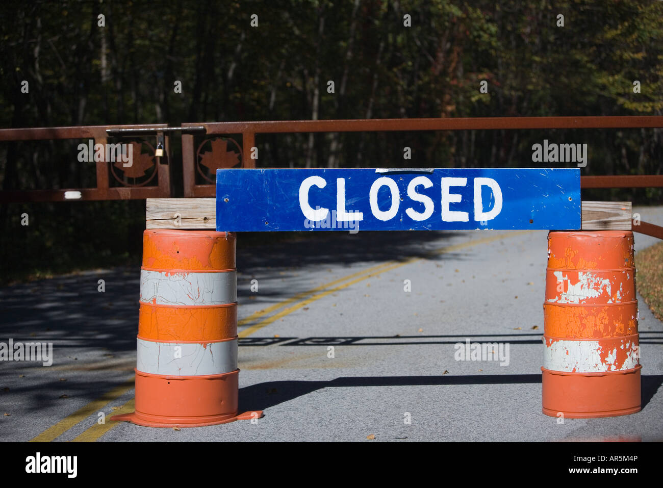 Have closed road hi-res stock photography and images - Alamy