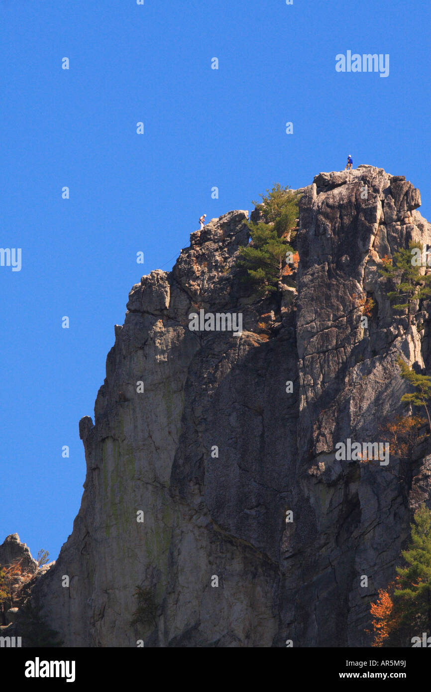Climbers on Seneca Rocks, West Virginia, USA Stock Photo - Alamy