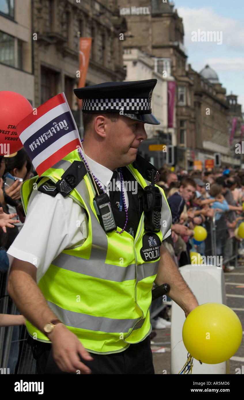 Policeman at Festival Stock Photo - Alamy