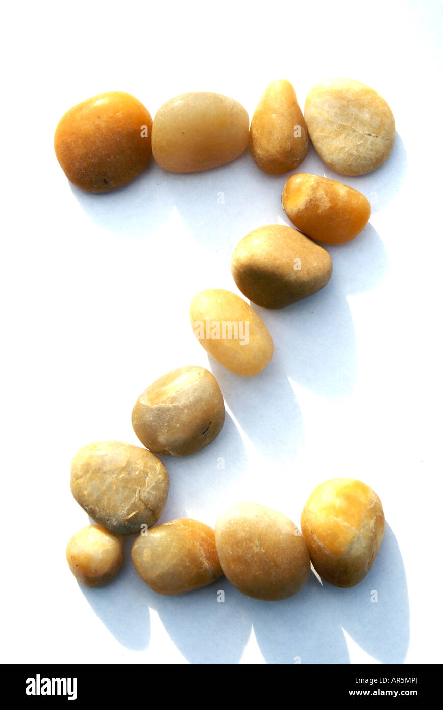 Stone Alphabet Letter Z Stock Photo - Alamy