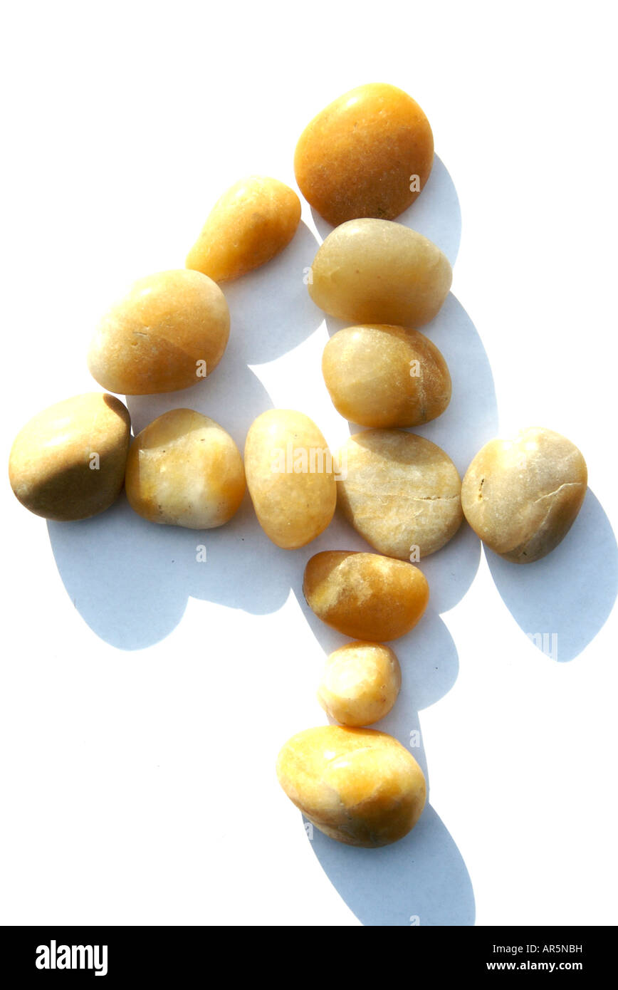 Stone Alphabet Letter Number 4 Stock Photo - Alamy