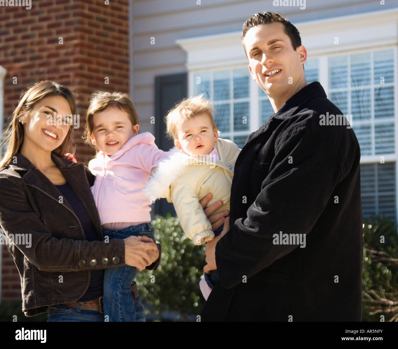Father small daughter standing outdoors hi-res stock photography and ...