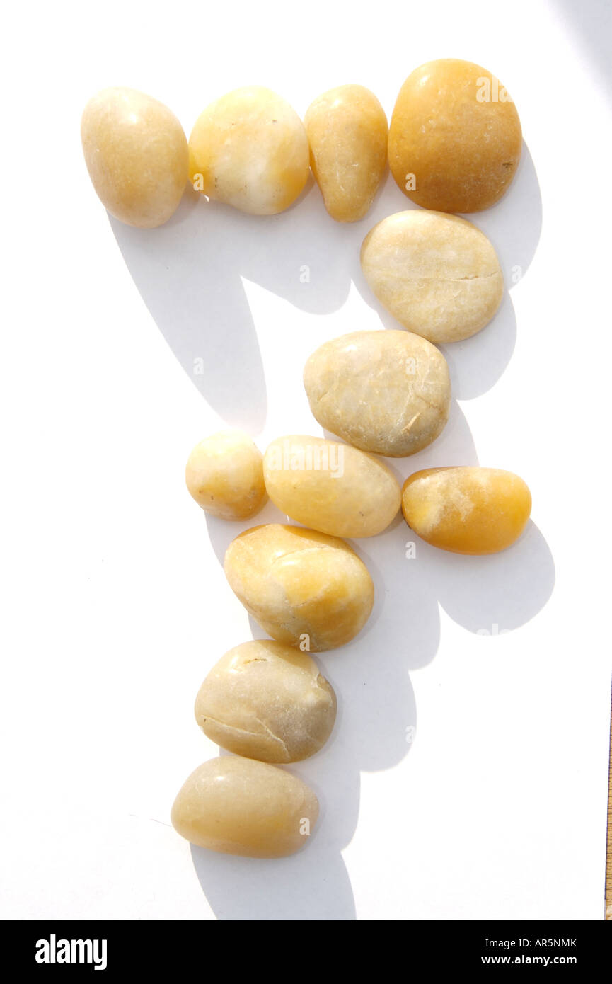 Stone Alphabet Letter Number 7 Stock Photo - Alamy