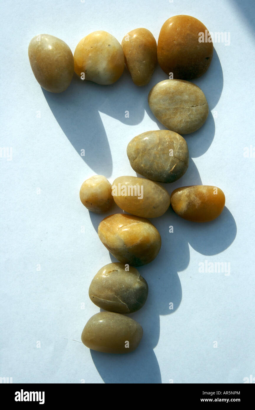 Stone Alphabet Letter Number 7 Stock Photo - Alamy