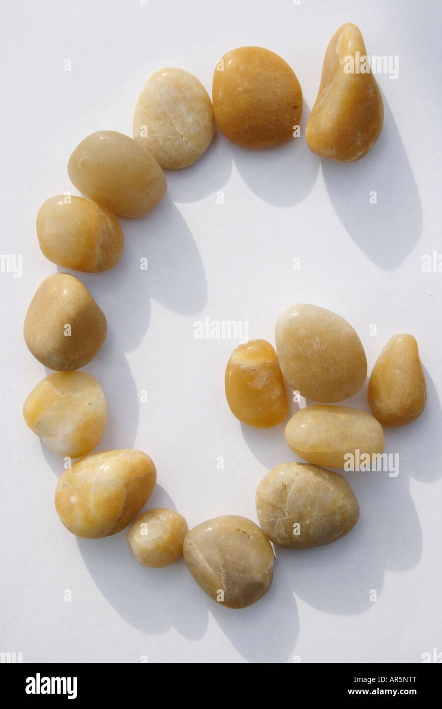 Stone Alphabet Letter G Stock Photo - Alamy