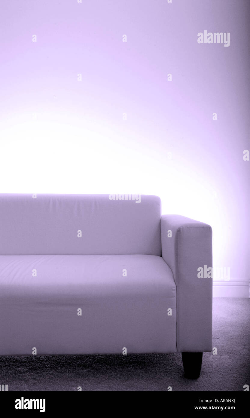 Plain sofa concept Stock Photo - Alamy