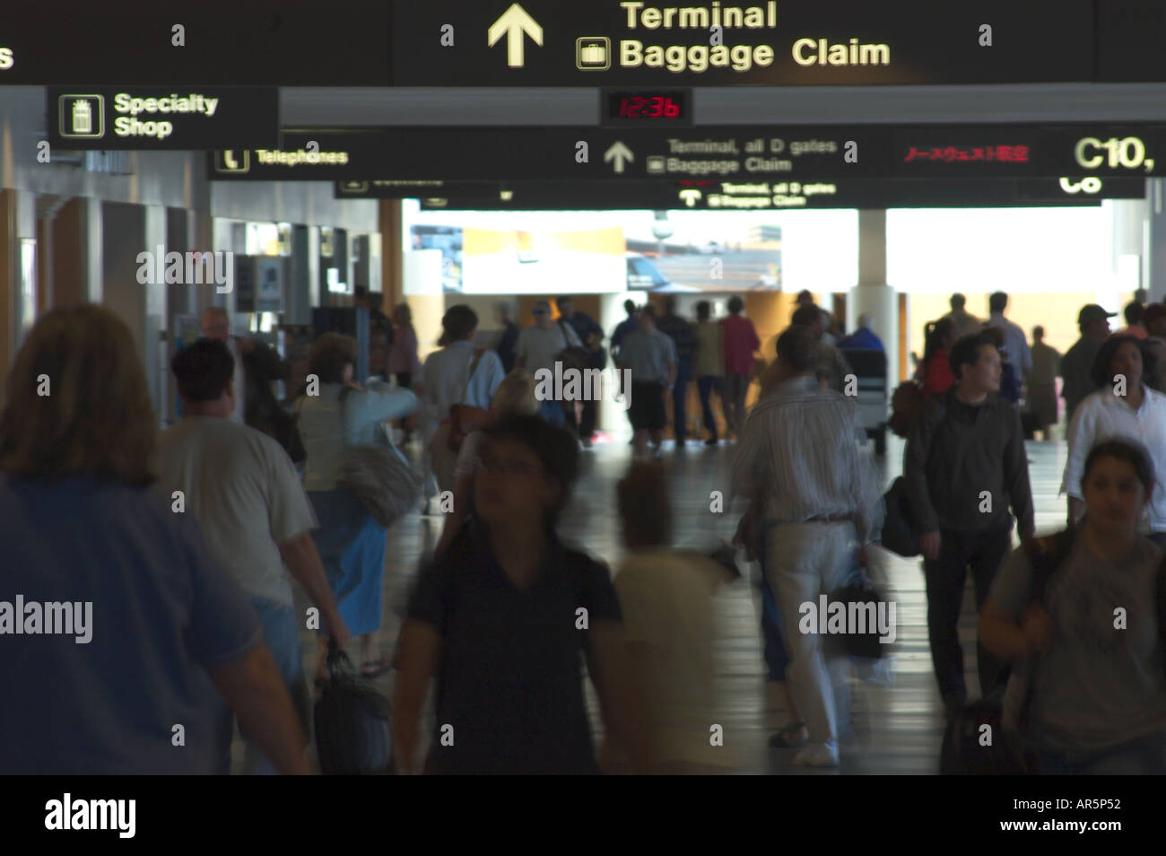 passengers at airport terminal Stock Photo - Alamy