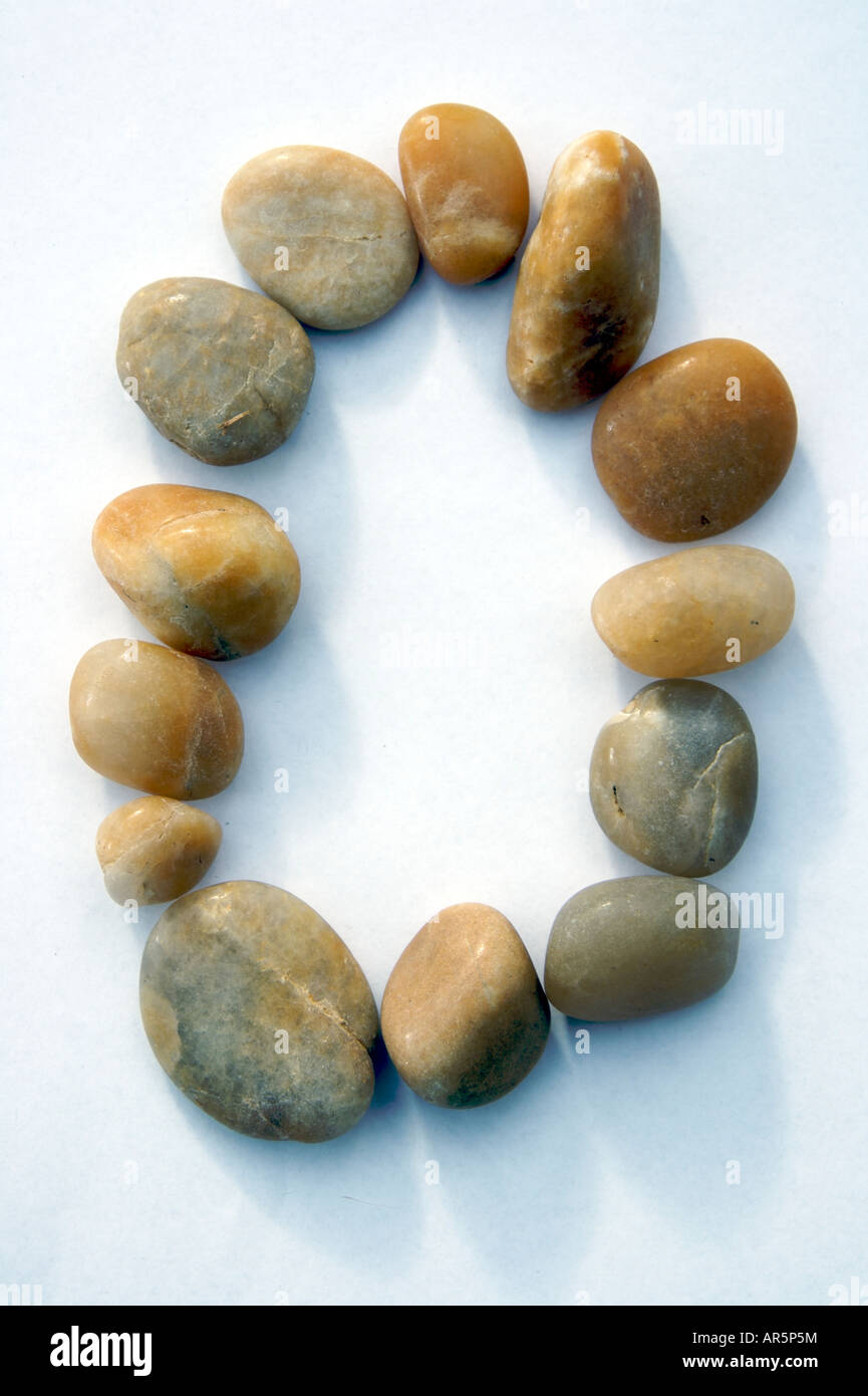 Stone Alphabet Letter O Stock Photo - Alamy