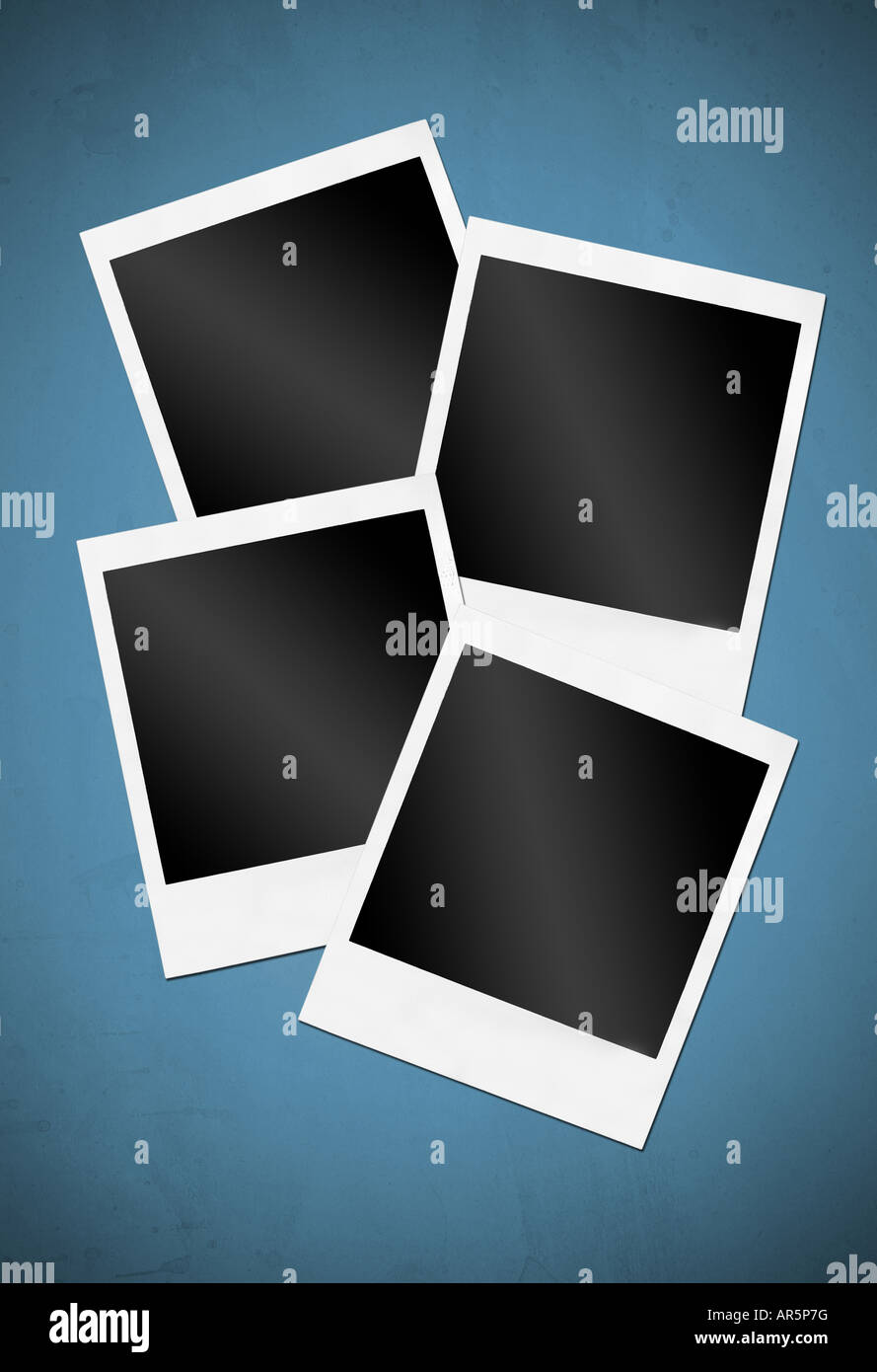 Picture of a Polaroids front Isolated on white Stock Photo - Alamy