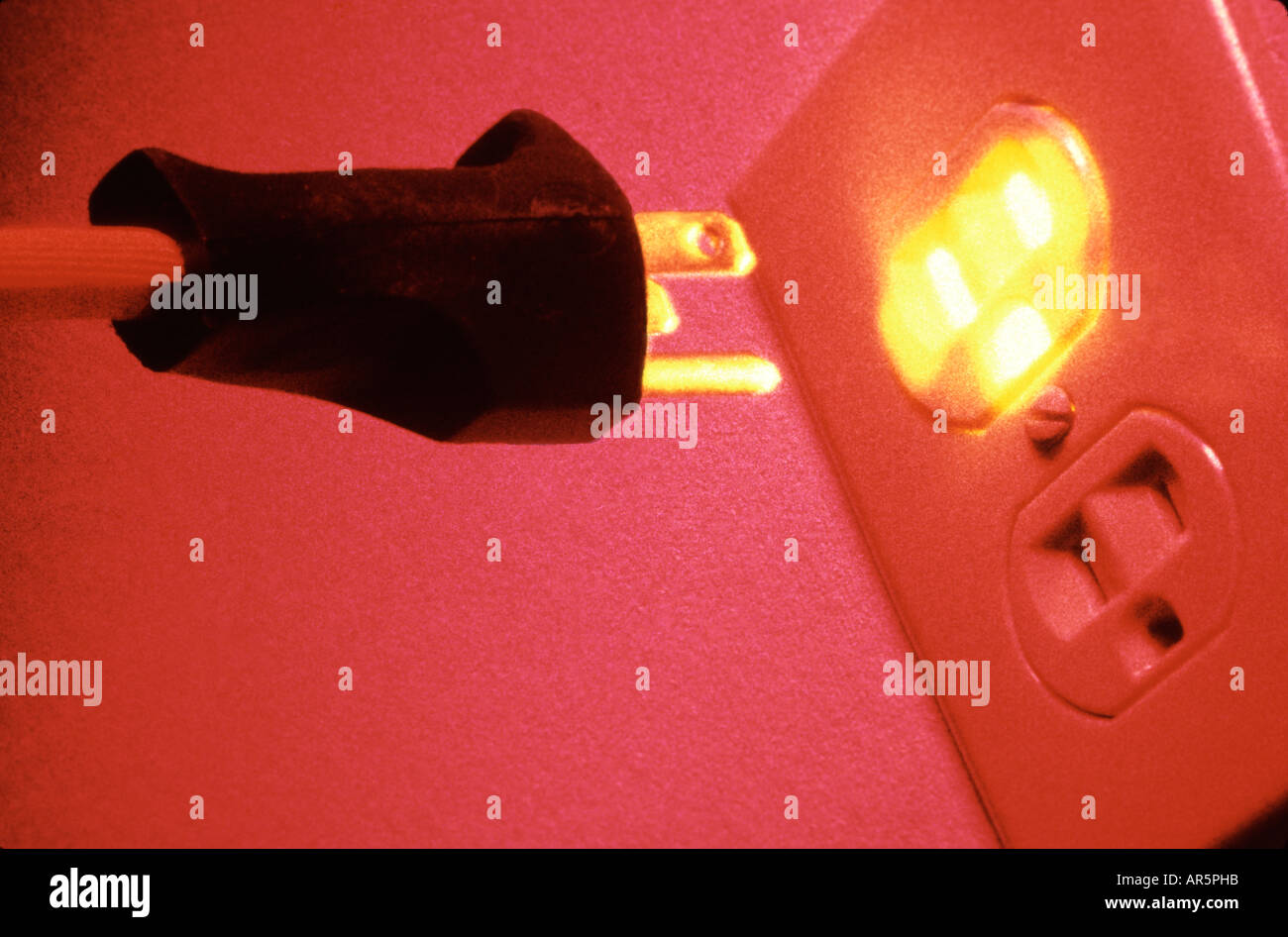 Plug and wall outlet Stock Photo - Alamy
