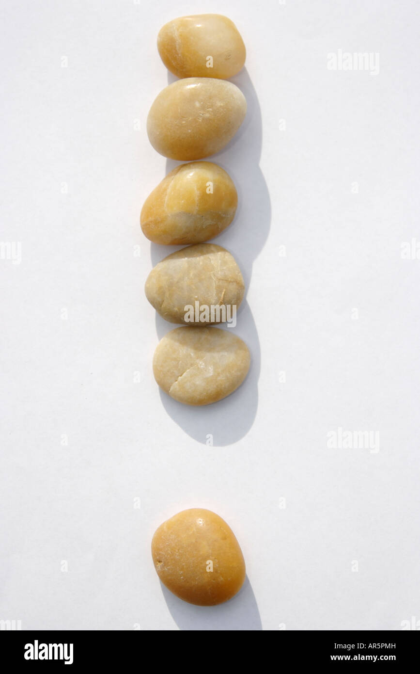 Stone Alphabet Letter Exclamation Mark Stock Photo - Alamy
