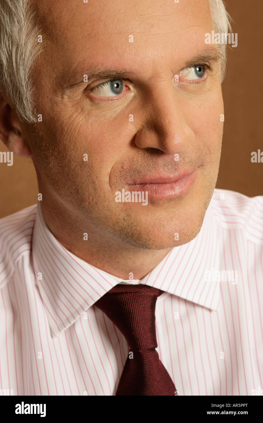 Mature man and cravat hi-res stock photography and images - Alamy