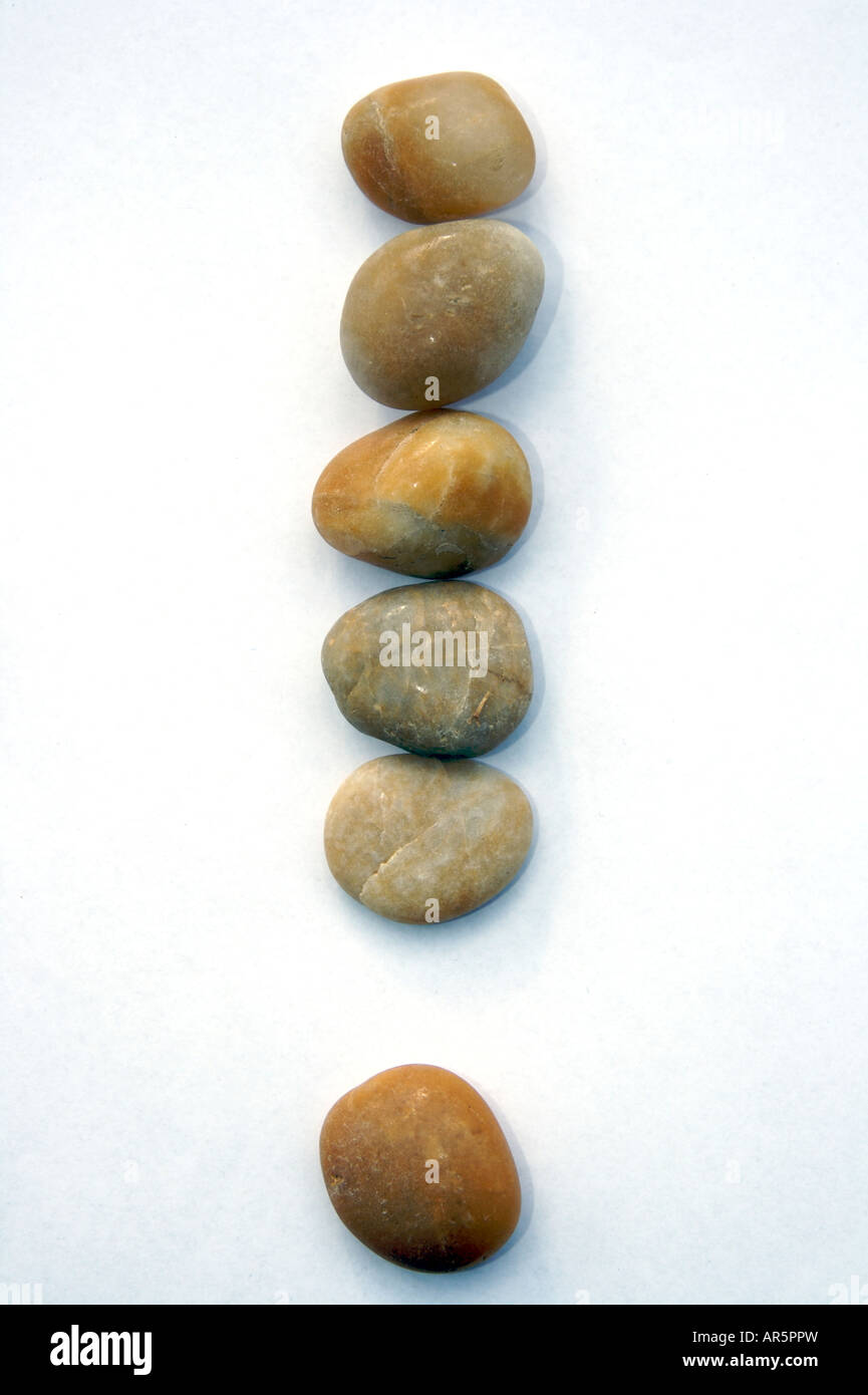 Stone Alphabet Letter Exclamation Mark Stock Photo - Alamy