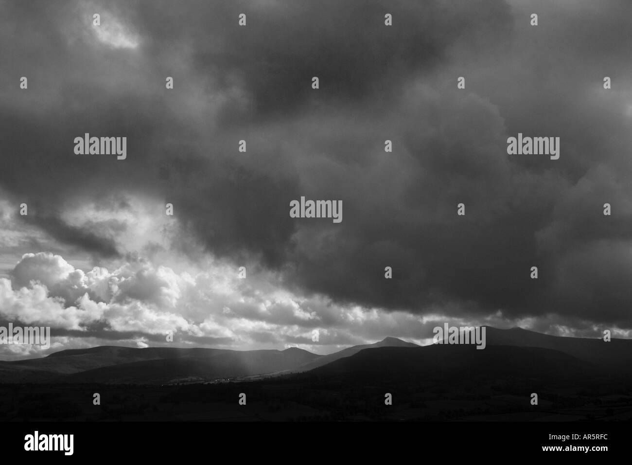 Cribyn & Pen y Fan, Brecon Beacons, Wales, UK Stock Photo - Alamy