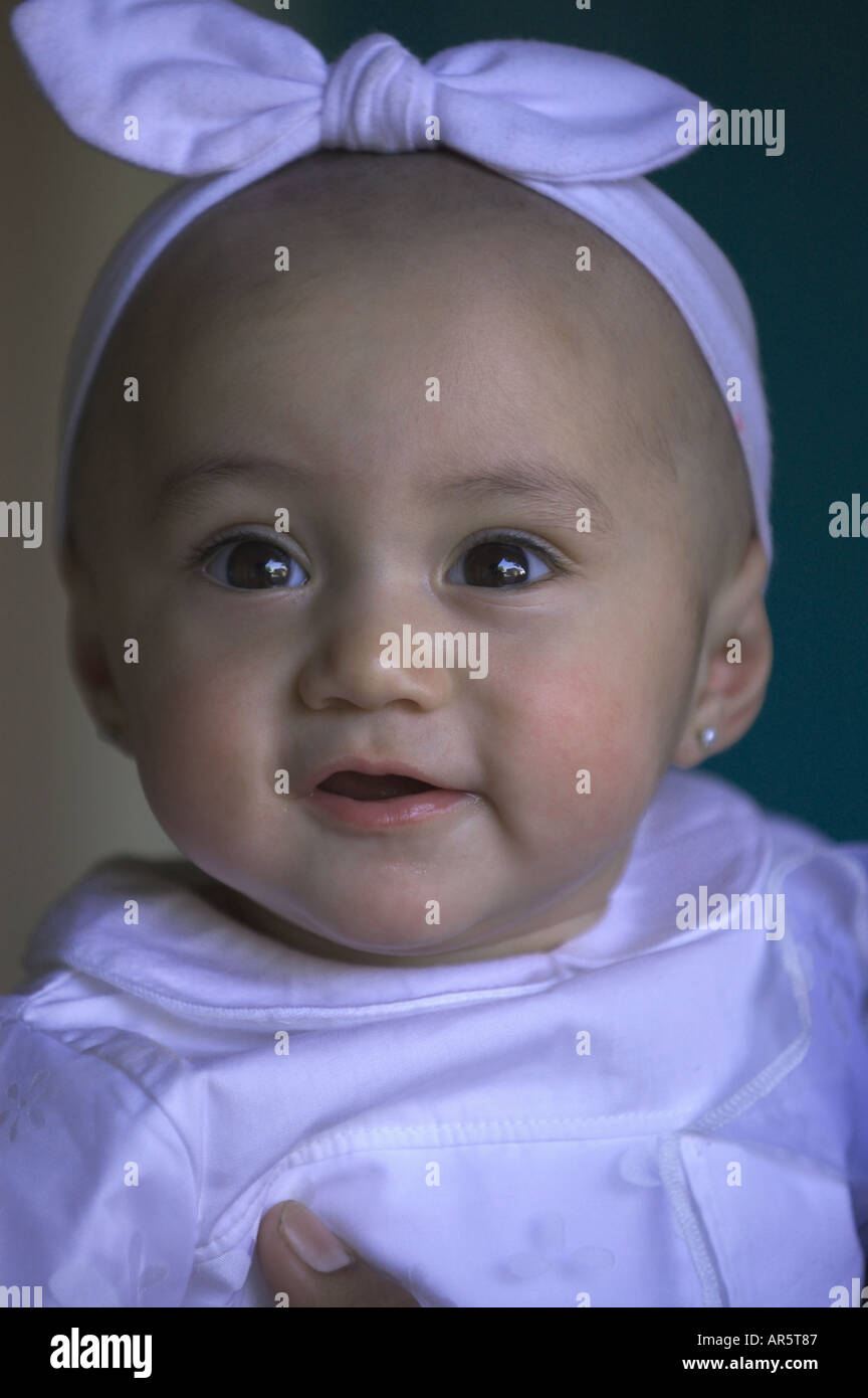 Hispanic female baby Stock Photo - Alamy