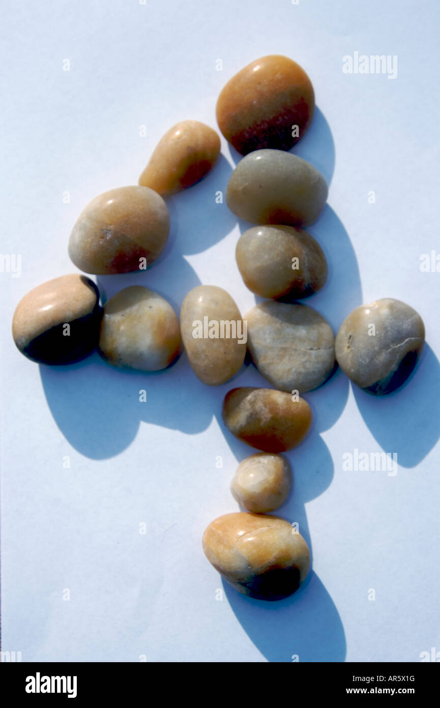 Stone Alphabet Letter Number 4 Stock Photo - Alamy