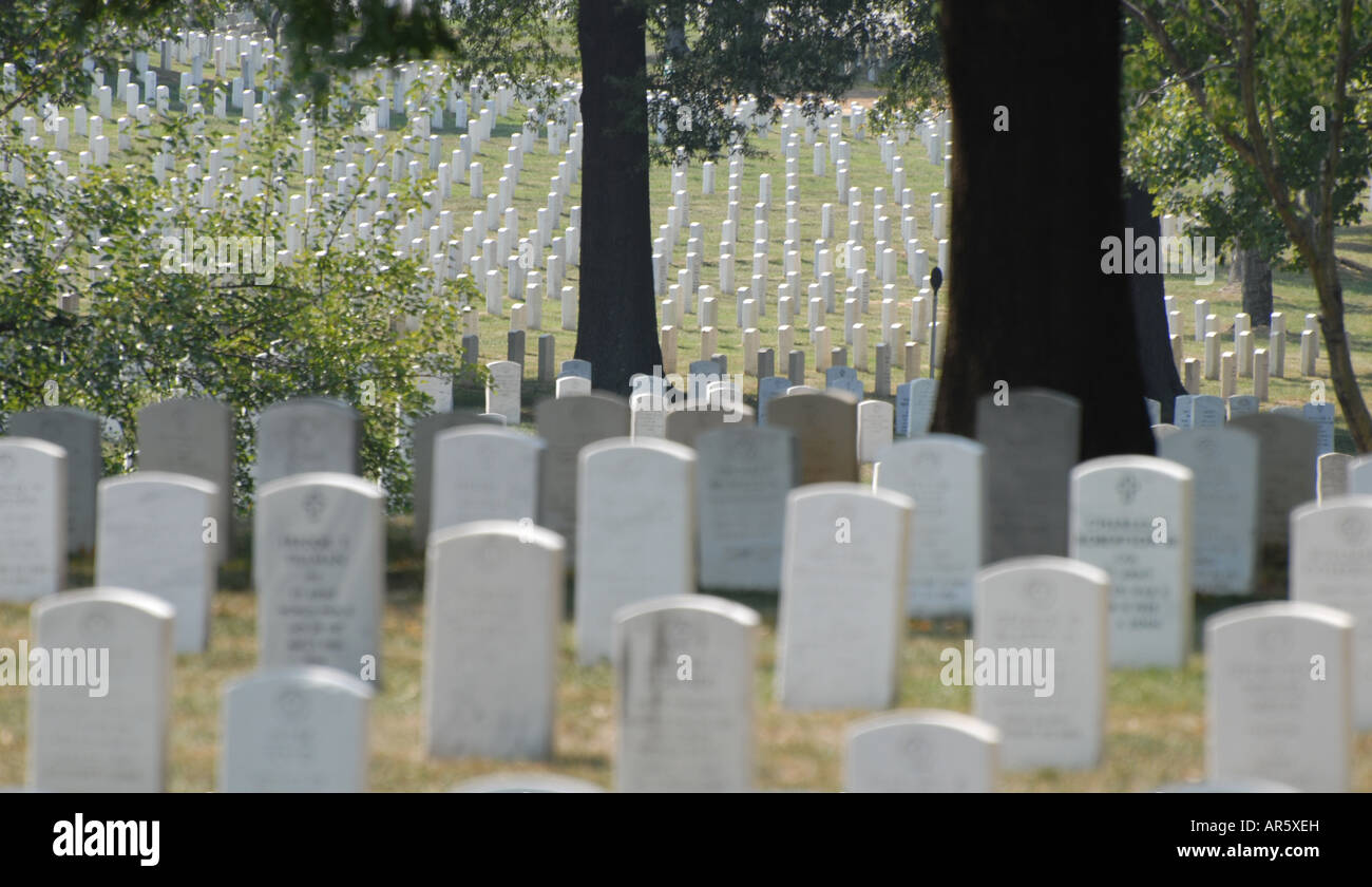 Arlington Cemetery Washington DC Stock Photo - Alamy