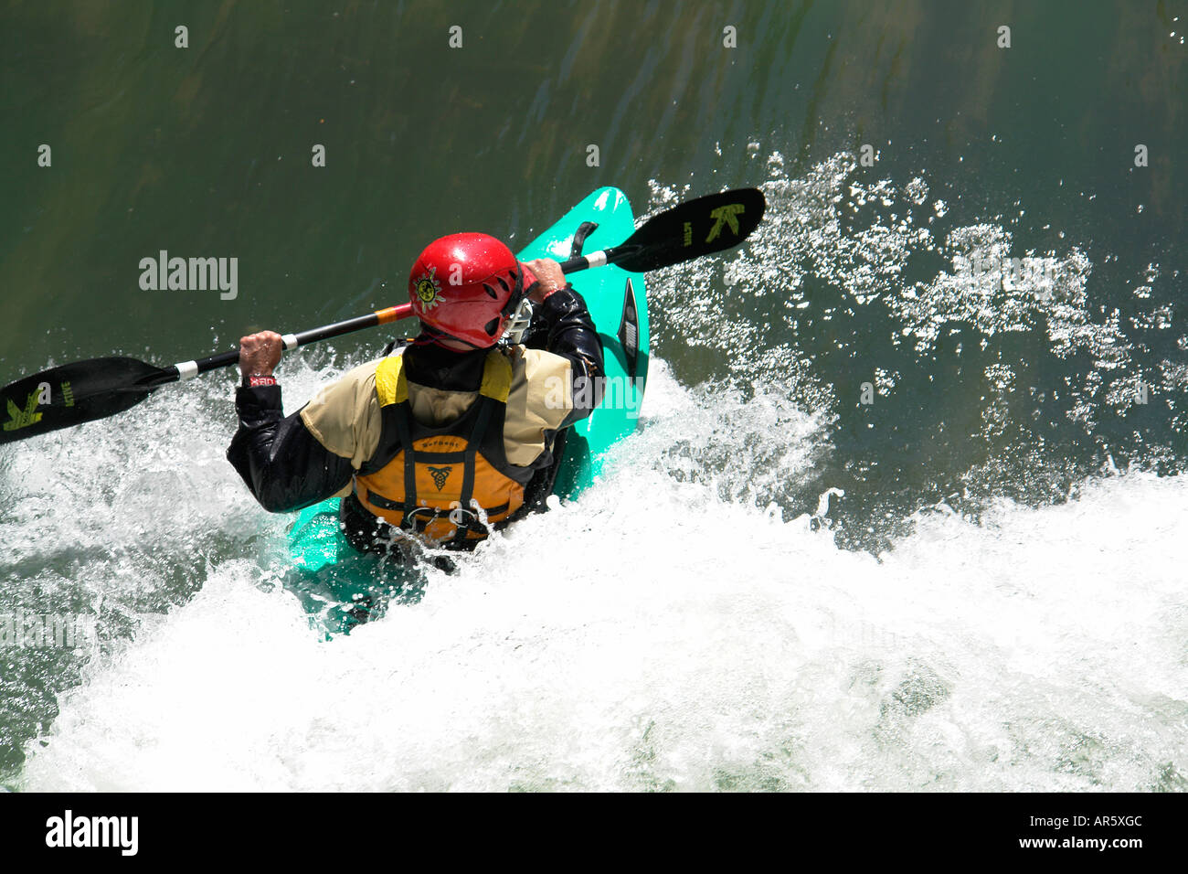 Whitewater river surfer hi-res stock photography and images - Alamy