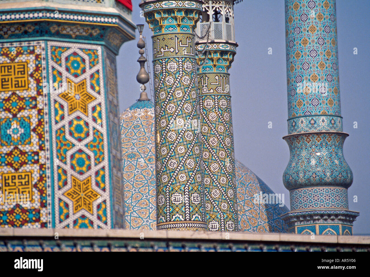Minarets in Blue Stock Photo - Alamy
