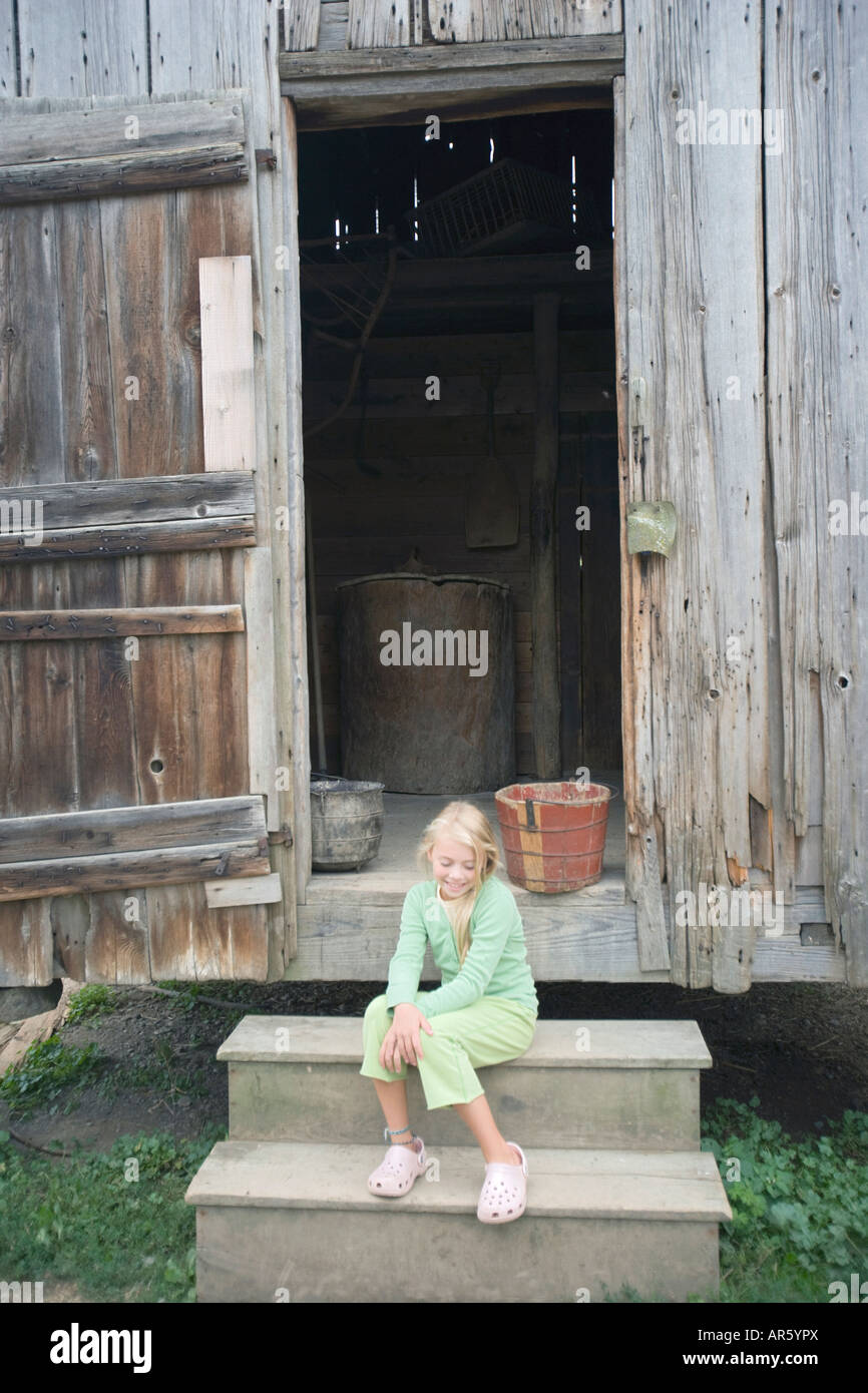 Barn steps hi-res stock photography and images - Alamy