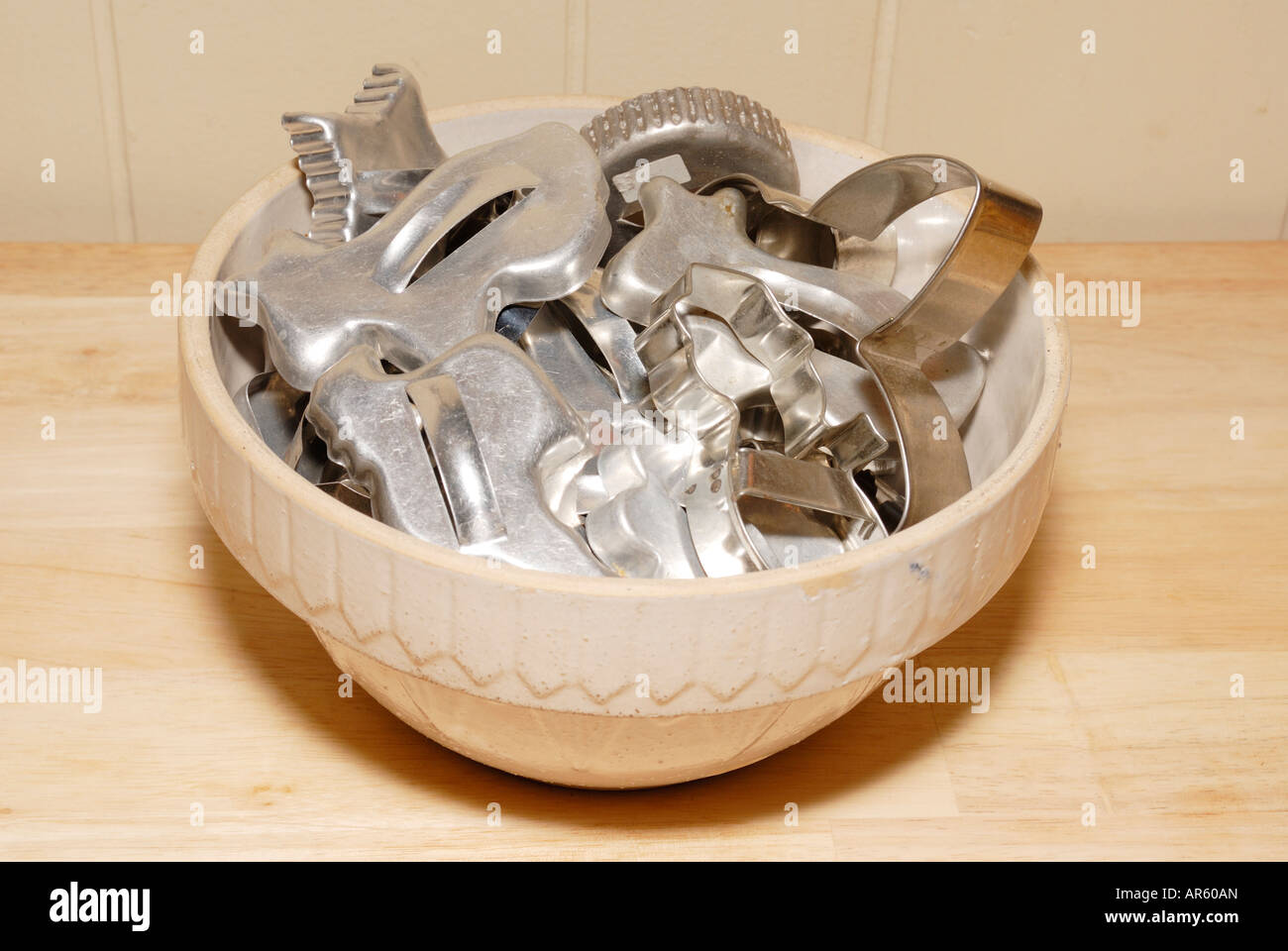 Assorted Cookie Cutter in a bowl Stock Photo - Alamy
