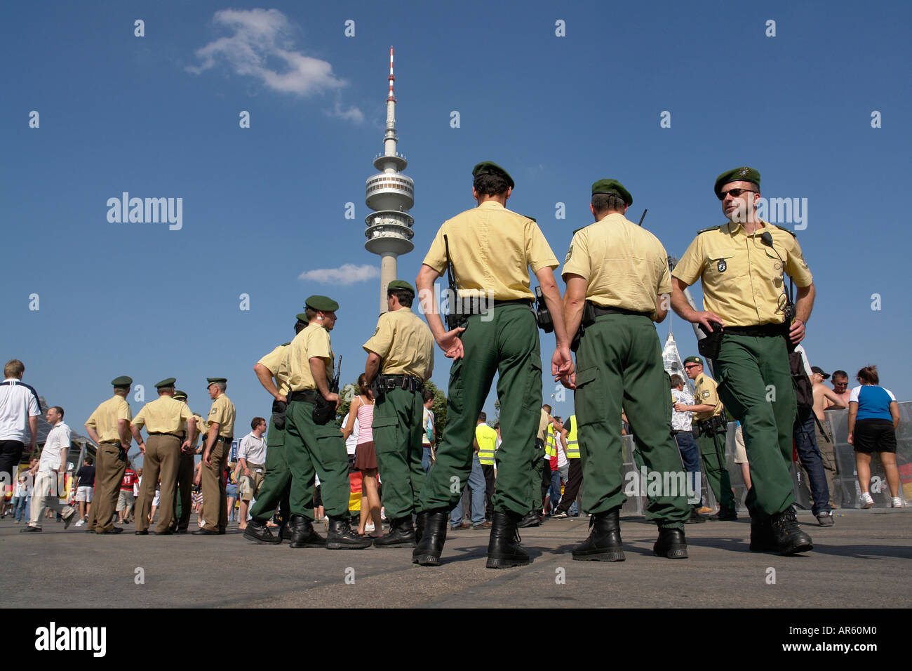 Fans cops hi-res stock photography and images - Alamy