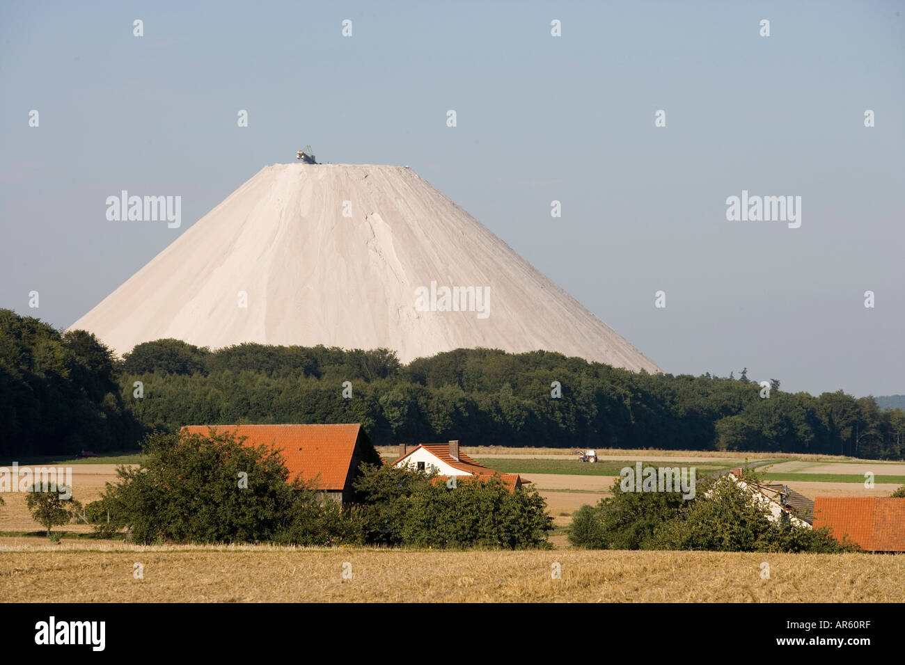 Salt heap, Monte Kali, near Heringen, Hesse, Germany Stock Photo - Alamy
