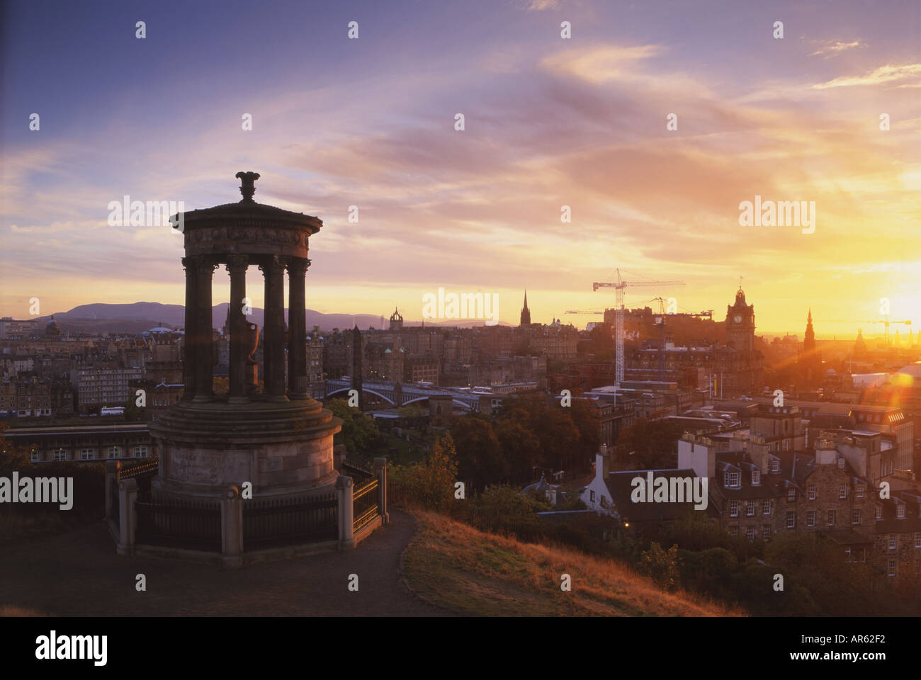 Edinburgh from Carlton Hill Stock Photo - Alamy