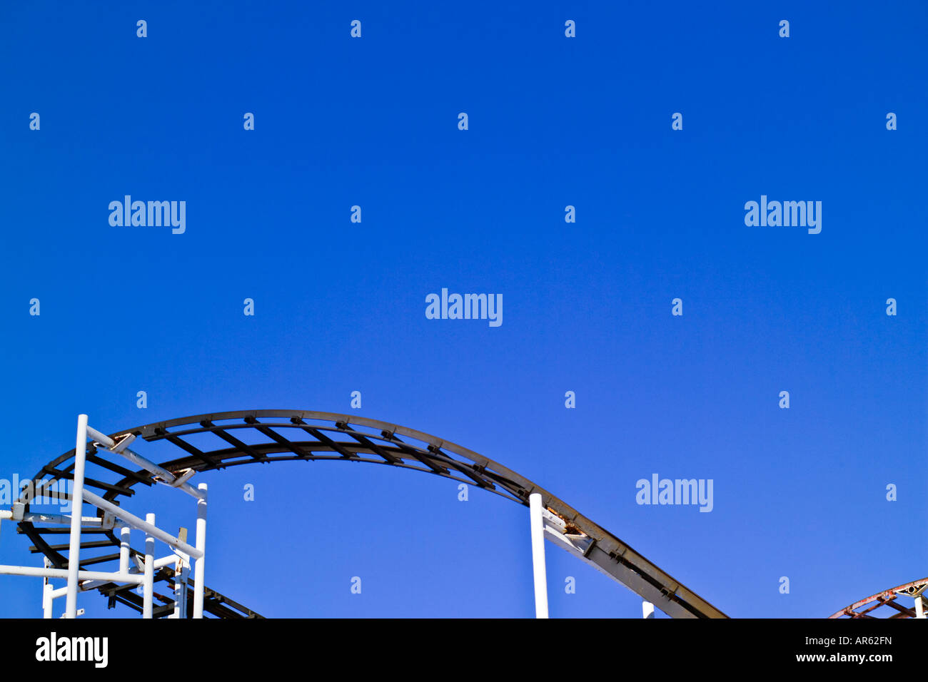Roller coaster track curve hi-res stock photography and images - Alamy