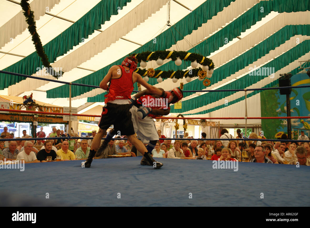 Beer tent boxing hi-res stock photography and images - Alamy
