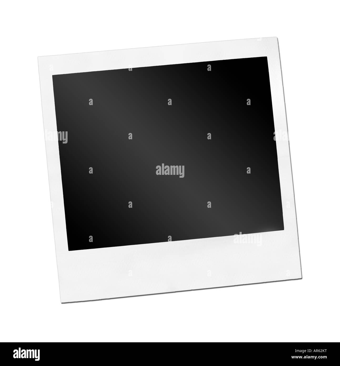 Picture of a Polaroids front Isolated on white Stock Photo - Alamy