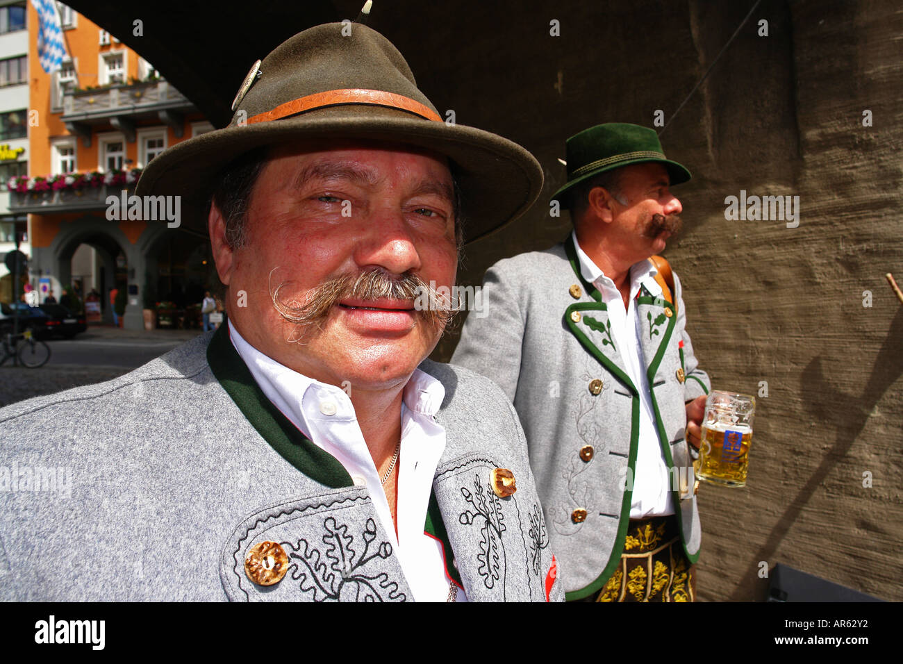 Bavarian in traditional trachten Munich Bavaria Germany Stock Photo - Alamy