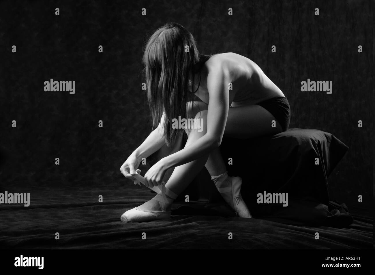 A female dancer Black and White Stock Photos & Images - Alamy