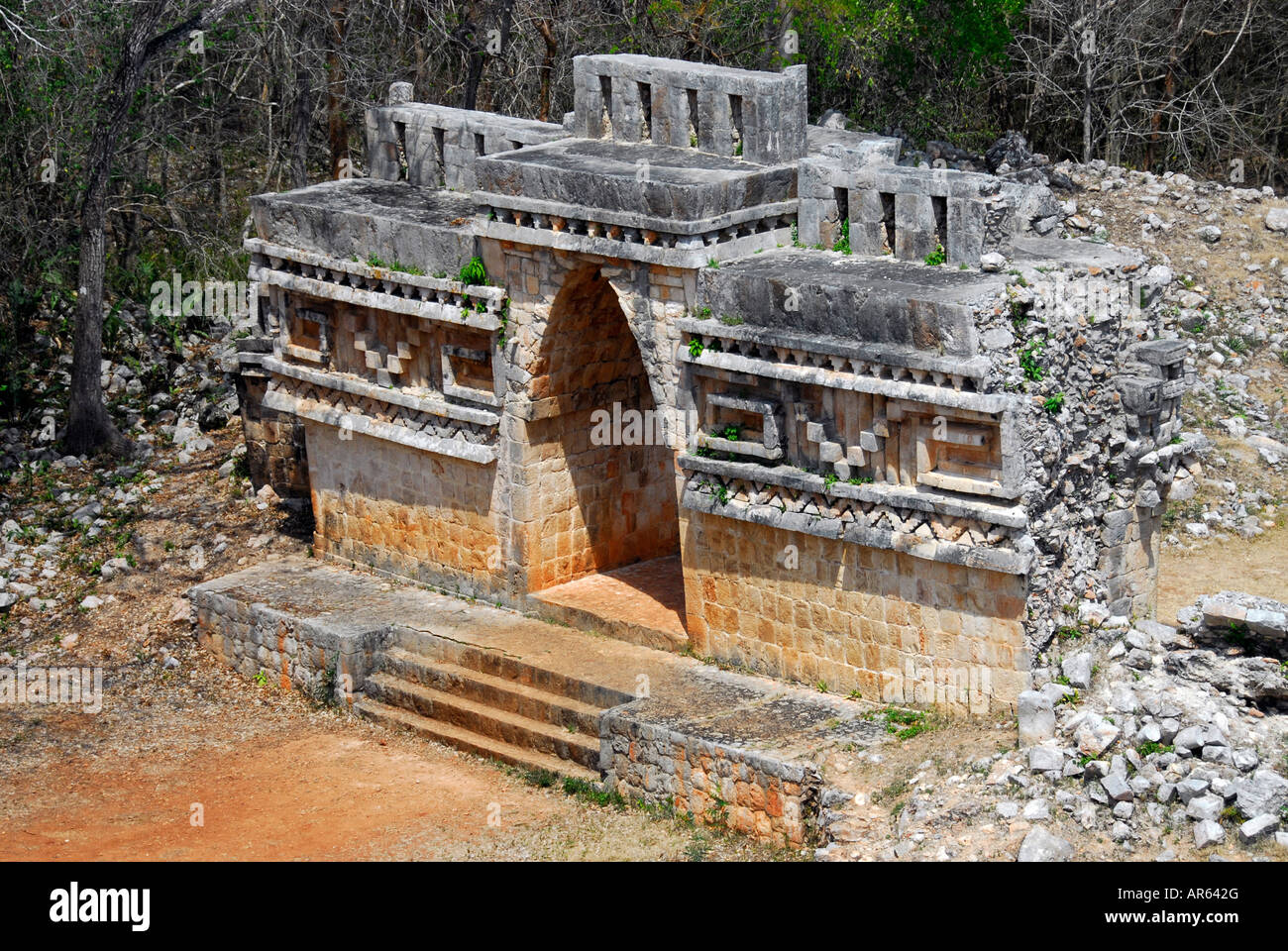 Arch Labna, Yucatan State, Mexico, North America Stock Photo - Alamy