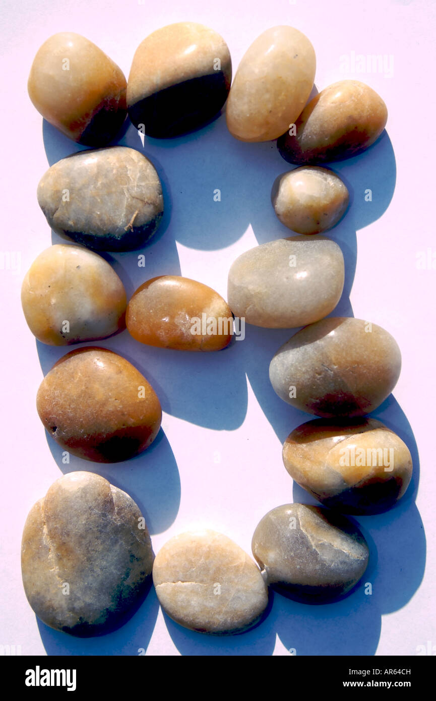 Stone Alphabet Letter B Stock Photo - Alamy