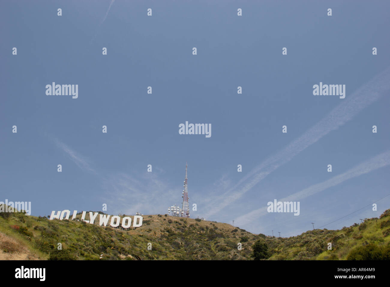Hollywood sign, emblem, Los Angeles, L.A., Caifornia, U.S.A., United ...
