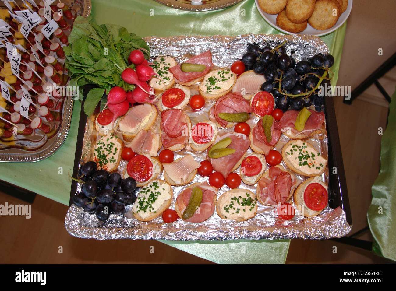 Food at party Stock Photo - Alamy