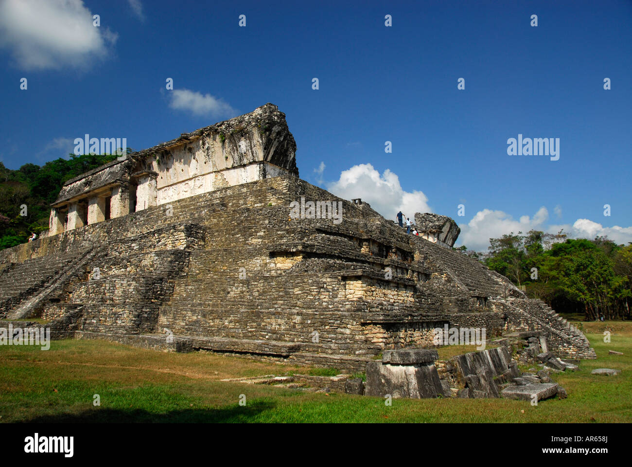 The Palace, Palenque Ruins, Chiapas State, Mexico Stock Photo - Alamy