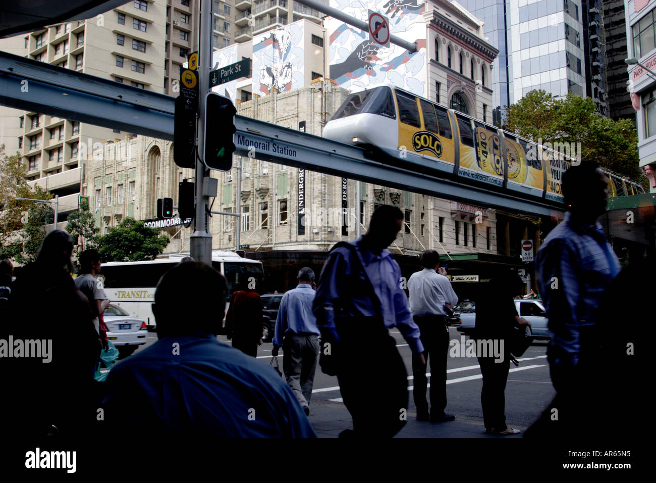 Sydney monorail metro monorail hi-res stock photography and images - Alamy