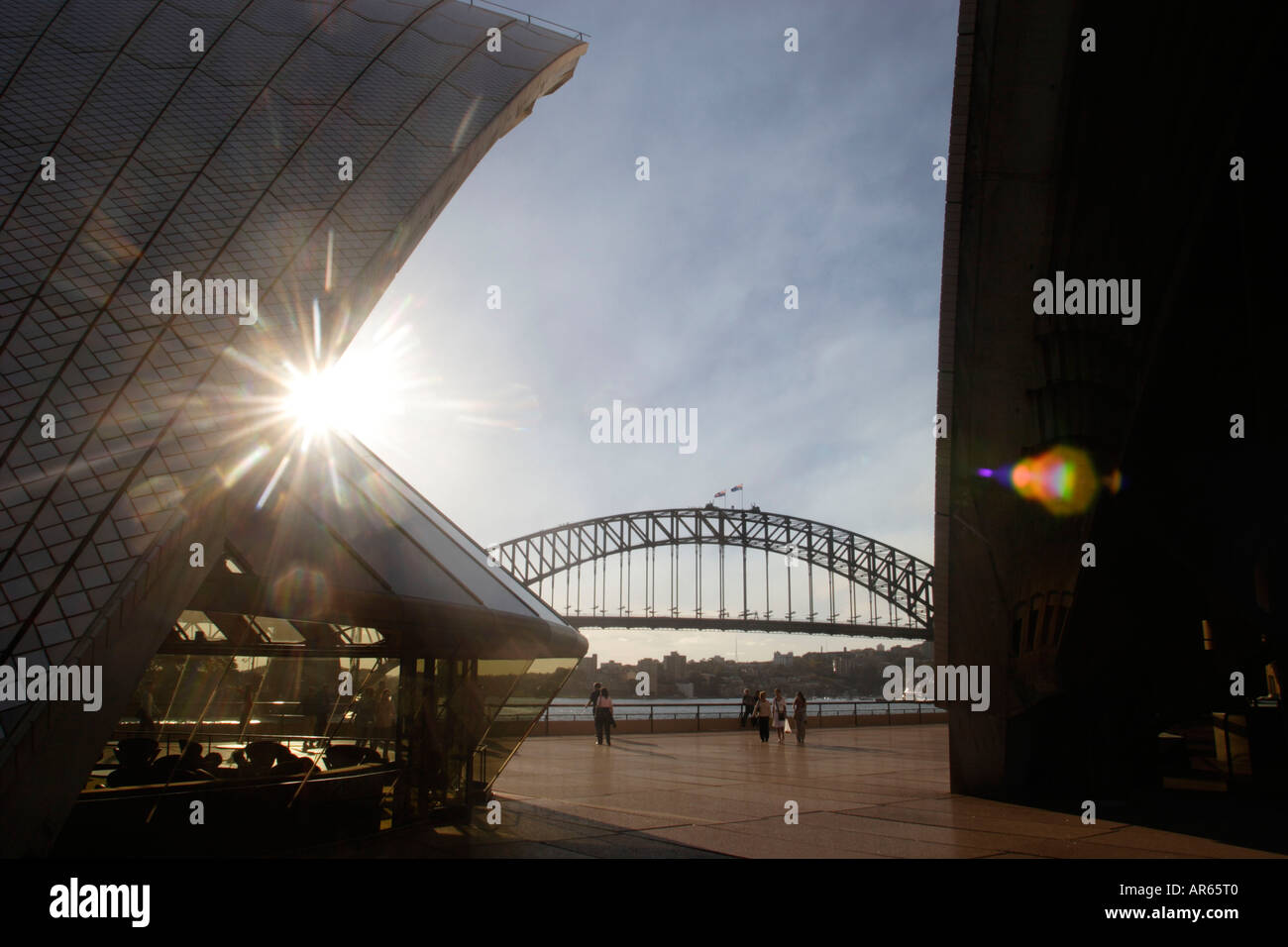 Sydney Harbour Bridge, Sydney Opera House, Bennelong point, state ...