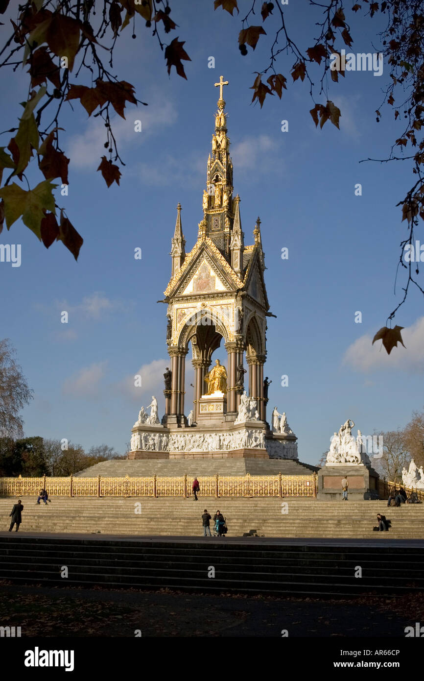 The Albert Memorial in Kensington Gardens, London Stock Photo - Alamy