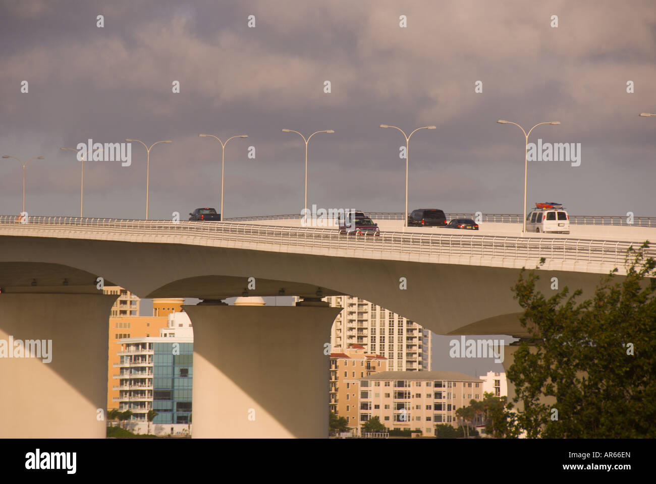 Sarasota Florida Ringling Causeway Bridge bridge over sarasota bay to ...