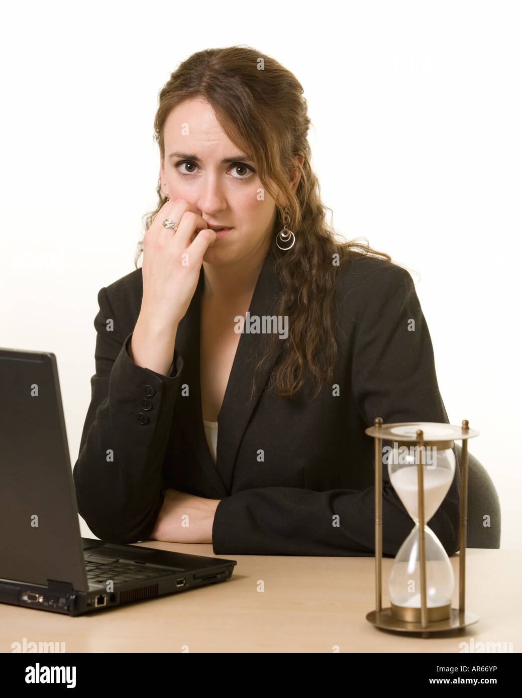 Worried about the time Stock Photo - Alamy