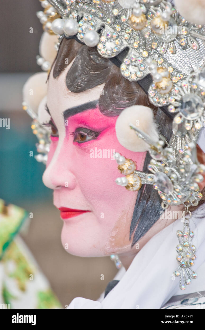 Profile portrait of a Chinese Cantonese Opera actress in Hong Kong ...
